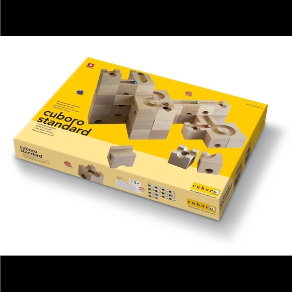 Cuboro | Toys | Cuboro Standard Wooden Marble Run Set 54 Pieces | Poshmark